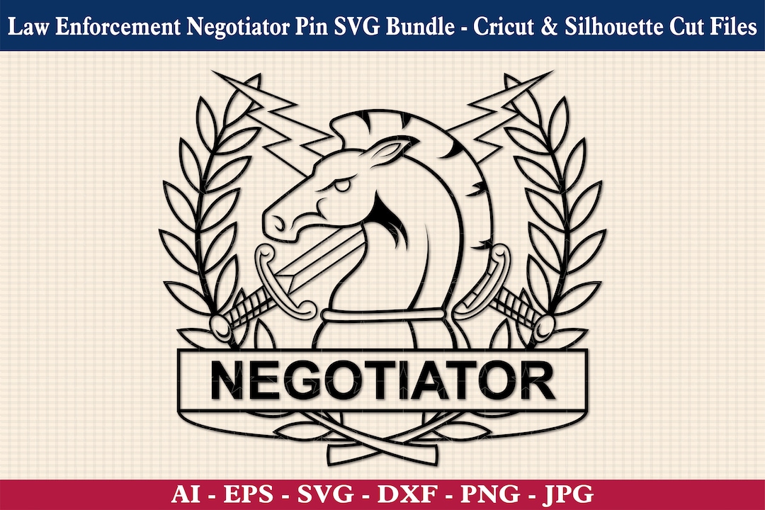 Law Enforcement Negotiator Pin, Police Crisis Negotiation Logo, Hostage ...