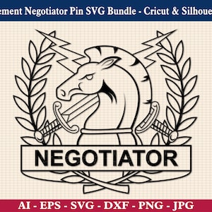 Law Enforcement Negotiator Pin, Police Crisis Negotiation Logo, Hostage ...