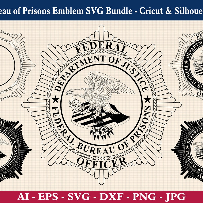 Federal Bureau of Prisons Badge - Etsy