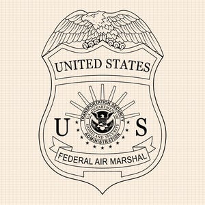 The Badge of the US Federal Air Marshal Service SVG Bundle, Federal Air ...