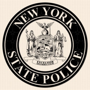 New York State Police Seal SVG Bundle, NYSP Logo Svg, New York State ...