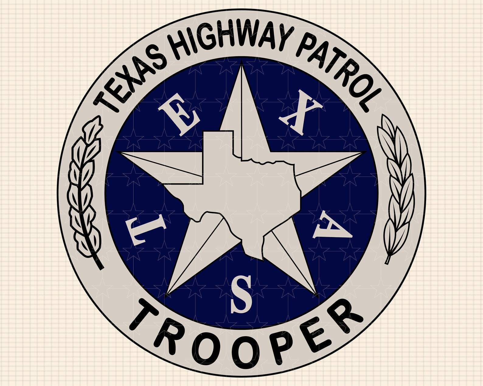 Texas Highway Patrol Badge SVG Bundle, Texas Highway Patrol Emblem SVG ...