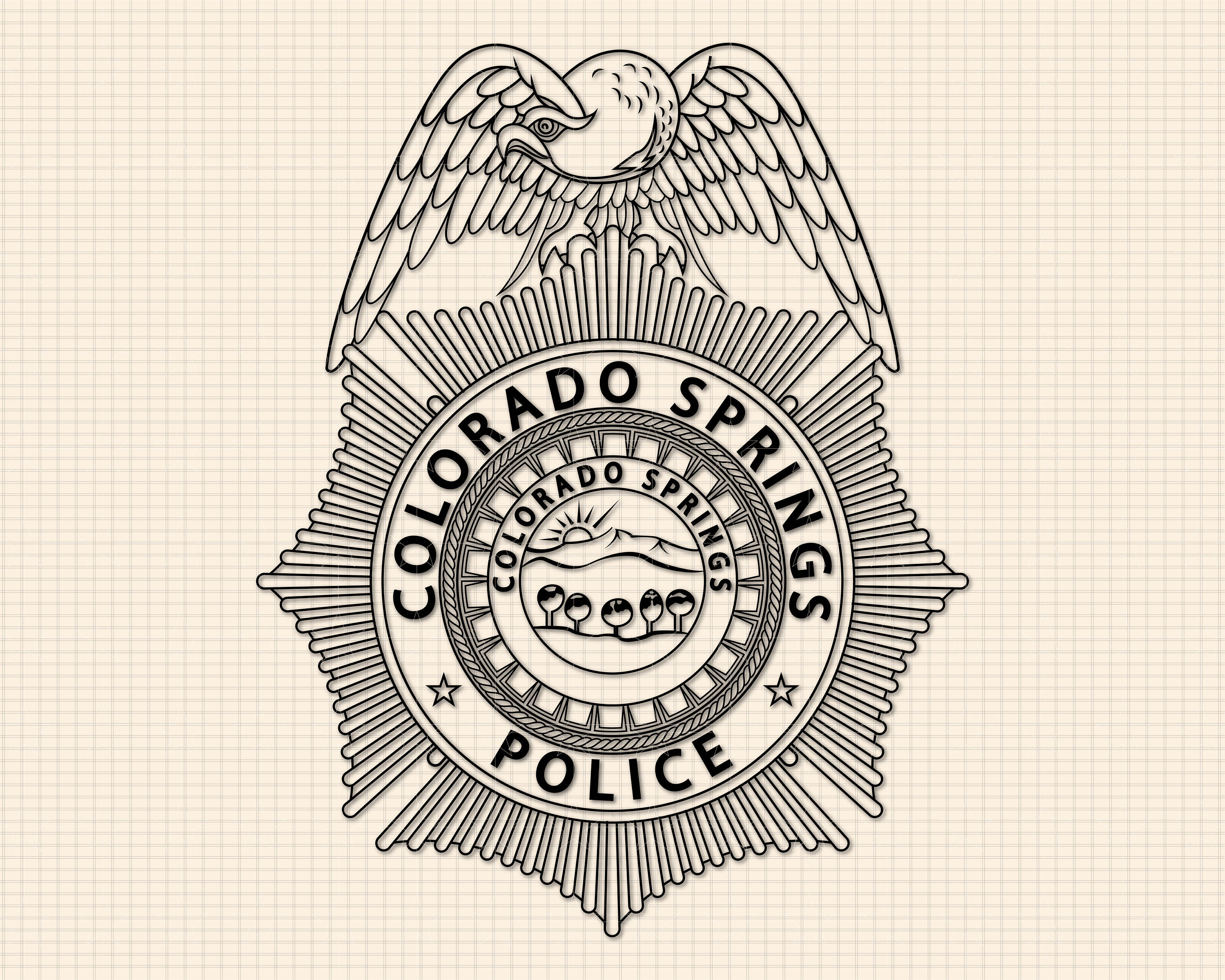 Colorado Springs Police Department SVG Bundle, Colorado Springs Police ...