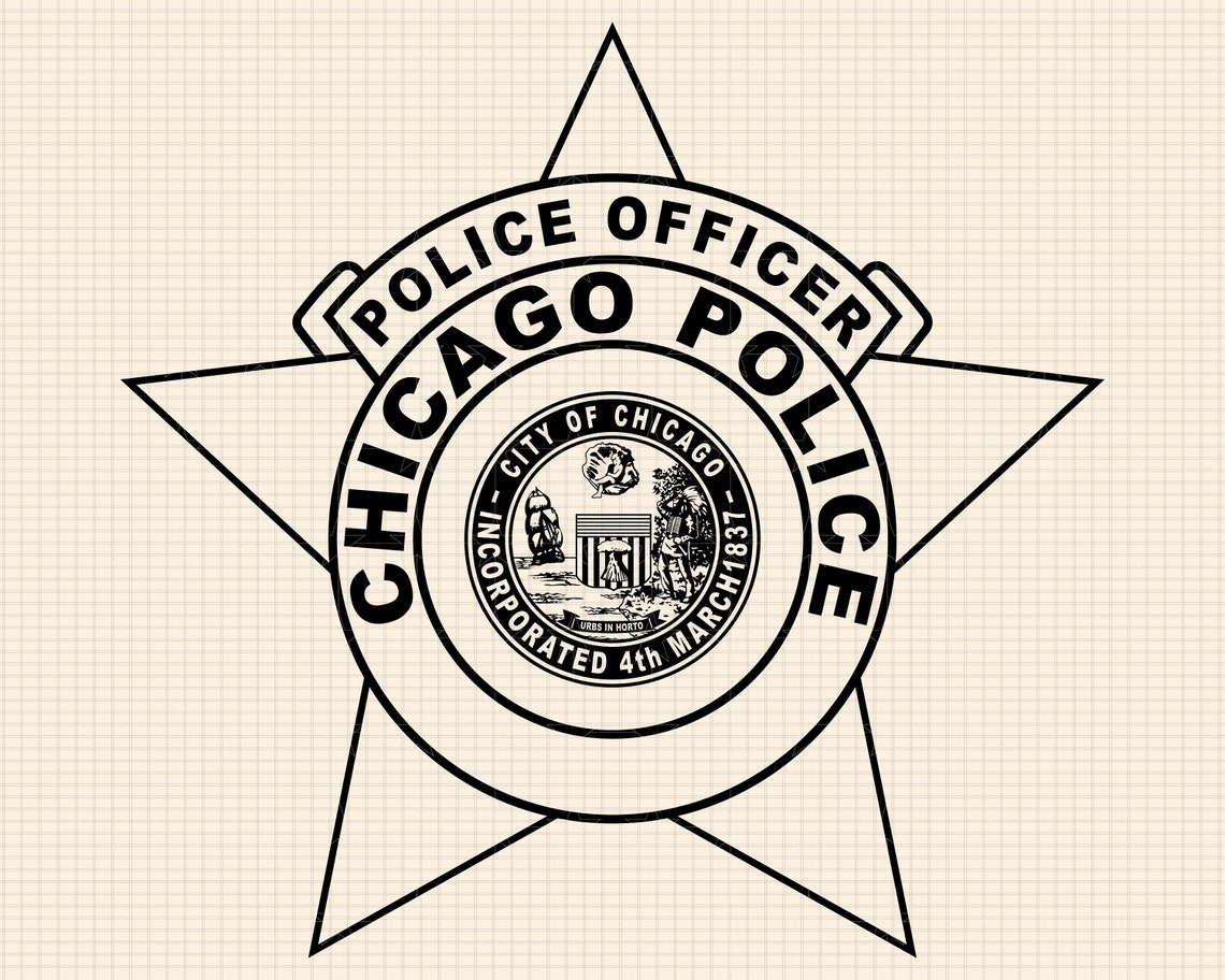 Chicago Police Department Officer Badge SVG Bundle, Chicago Police ...