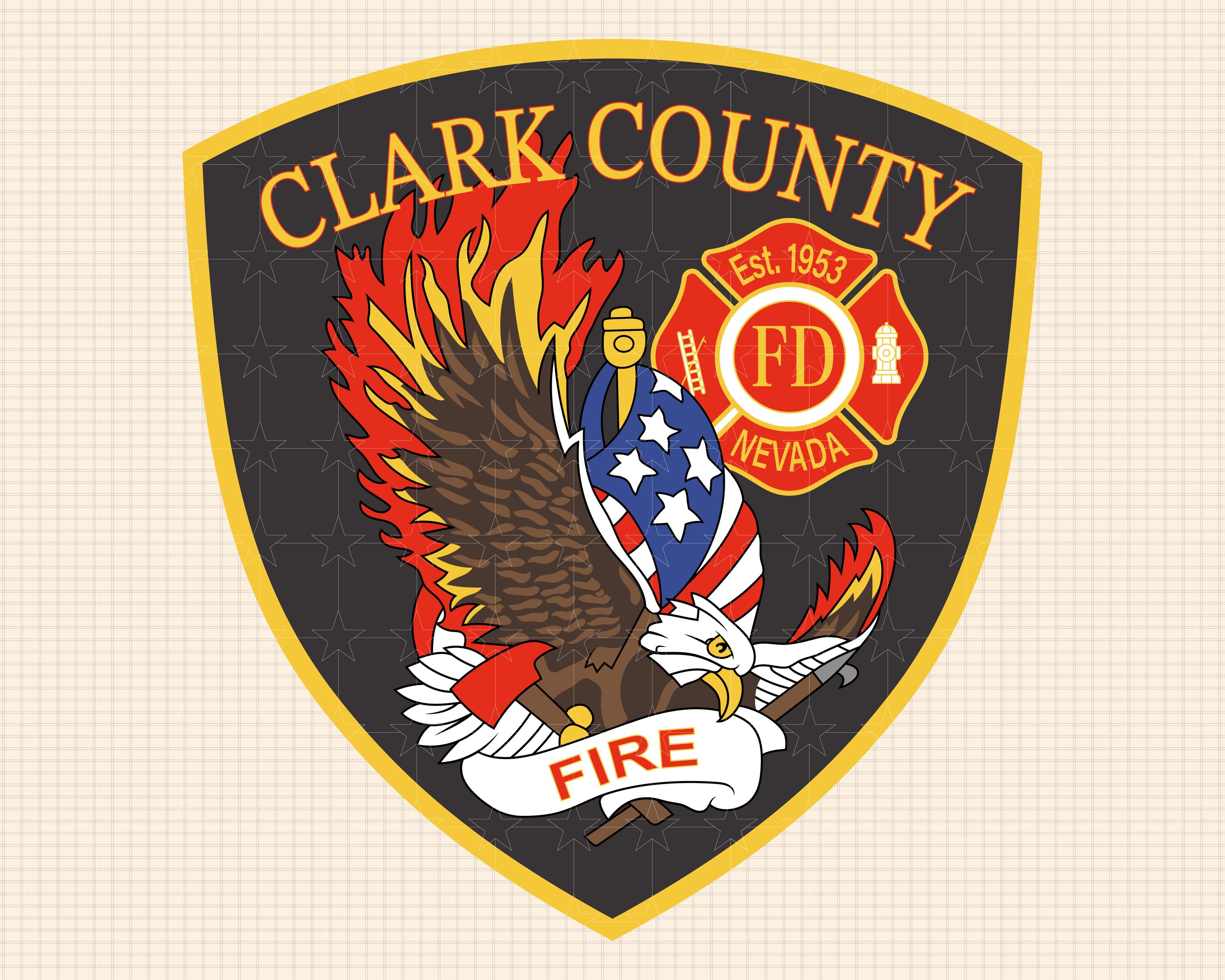 Clark County Fire Department Logo SVG Bundle, Clark County Fire ...
