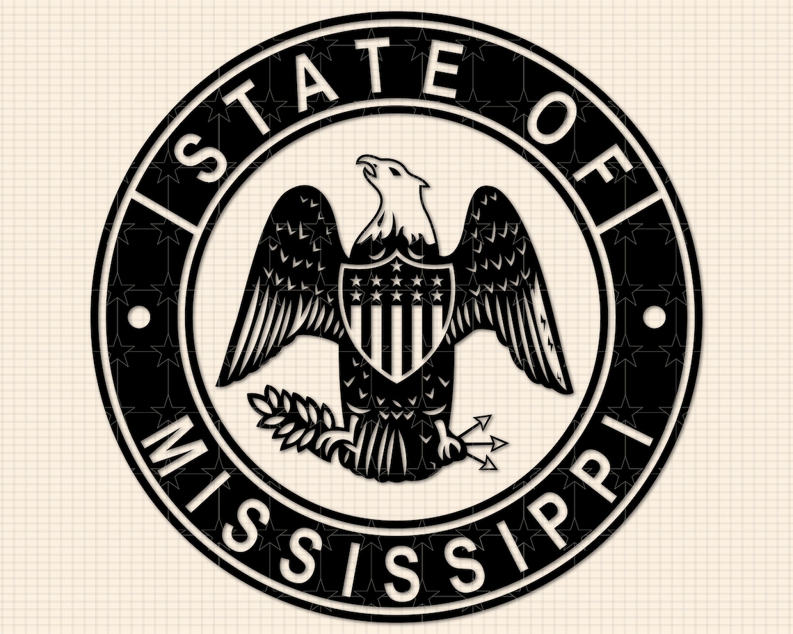 Mississippi State Seal SVG Bundle, Great Seal of Mississippi PNG Bundle ...