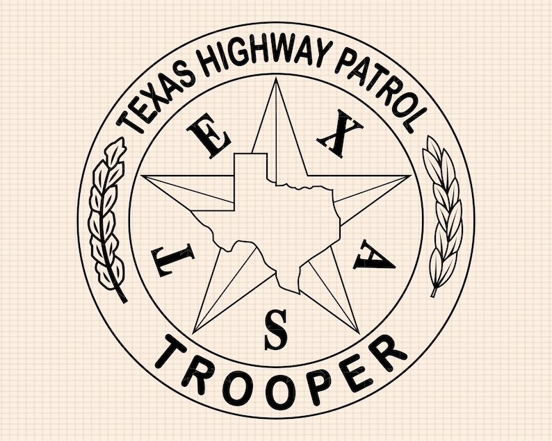 Texas Highway Patrol Badge SVG Bundle, Texas Highway Patrol Emblem SVG ...