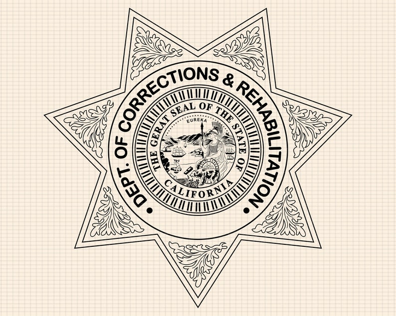 CDCR Badge Patch SVG Bundle, Emblem Cut Files (digital Download) - Etsy