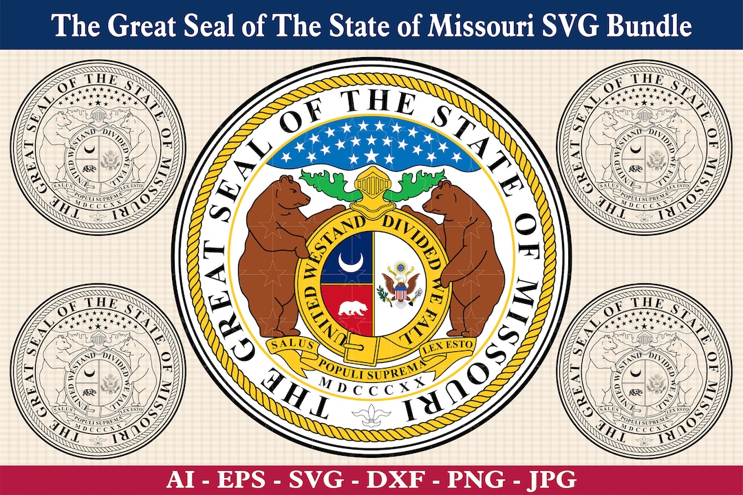 The Great Seal of Missouri SVG Bundle, Great Seal of Missouri SVG ...