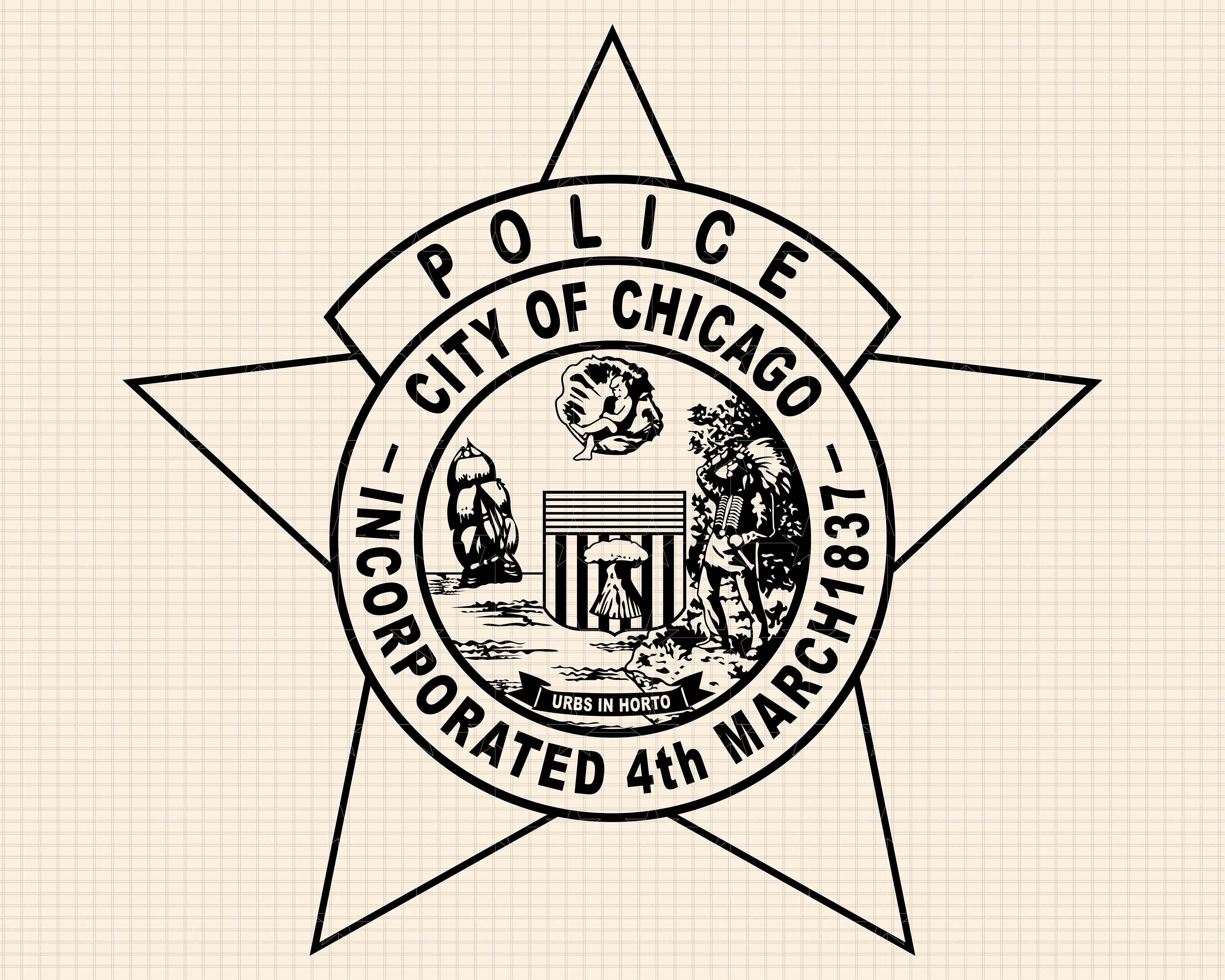 Chicago Police Department Seal Svg Bundle, Chicago Police Logo Svg, CPD ...