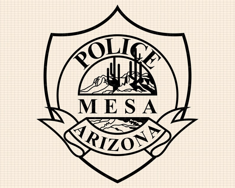 Mesa Arizona Police Department Patch SVG Bundle, Mesa Police Dept Crest ...