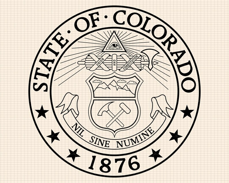 The Great Seal of the State of Colorado SVG Bundle, Seal of Colorado ...