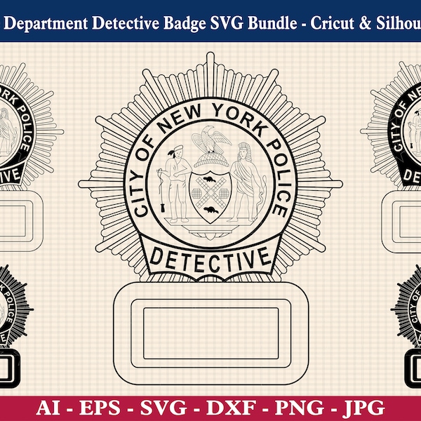 Nypd Detective Badge - Etsy