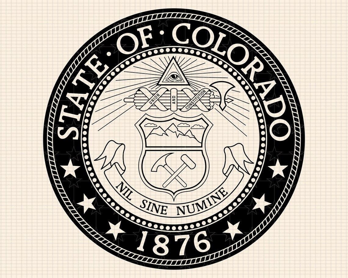 The Great Seal of the State of Colorado SVG Bundle, Seal of Colorado ...