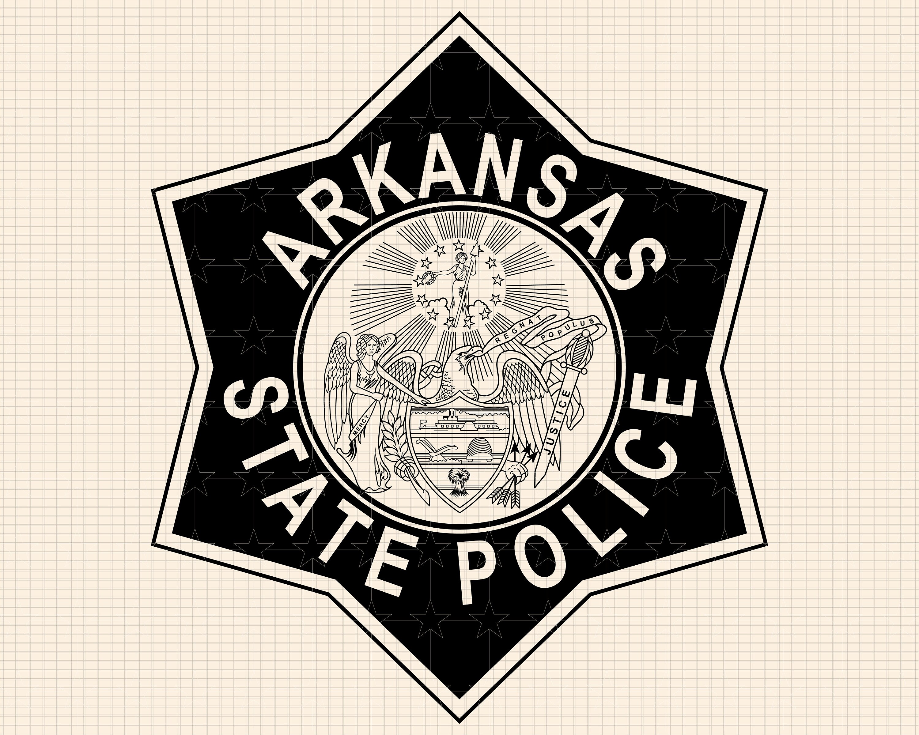 Arkansas State Police Logo Svg Bundle, Arkansas State Police Patch Svg ...