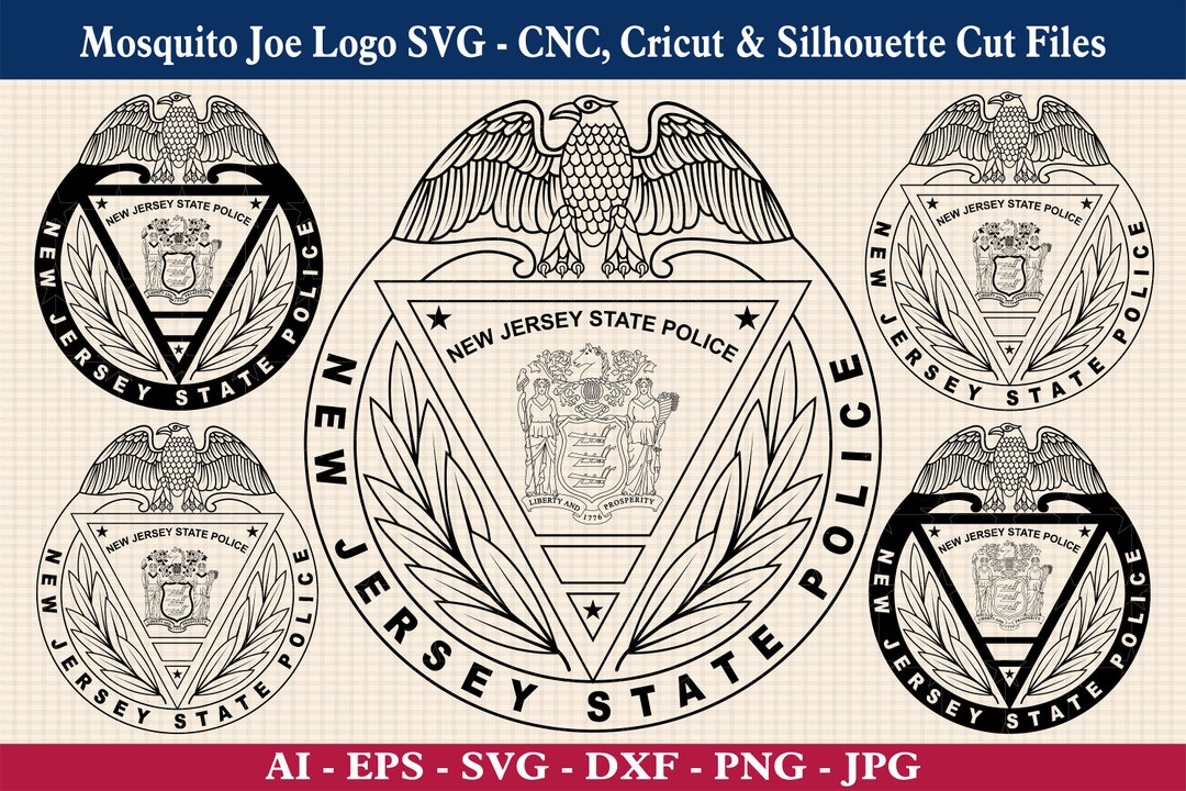 New Jersey State Police Insignia SVG Bundle, New Jersey State Police ...