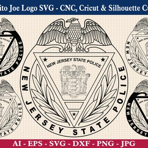 New Jersey State Police Insignia SVG Bundle, New Jersey State Police ...