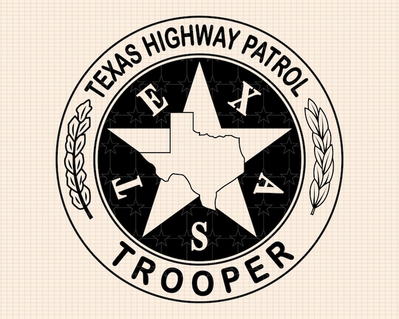 Texas Highway Patrol Badge SVG Bundle, Texas Highway Patrol Emblem SVG ...