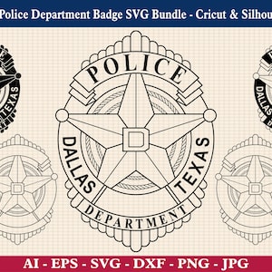 Texas Dallas Police Department - Etsy