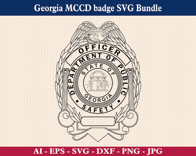 Georgia MCCD Badge SVG - Etsy