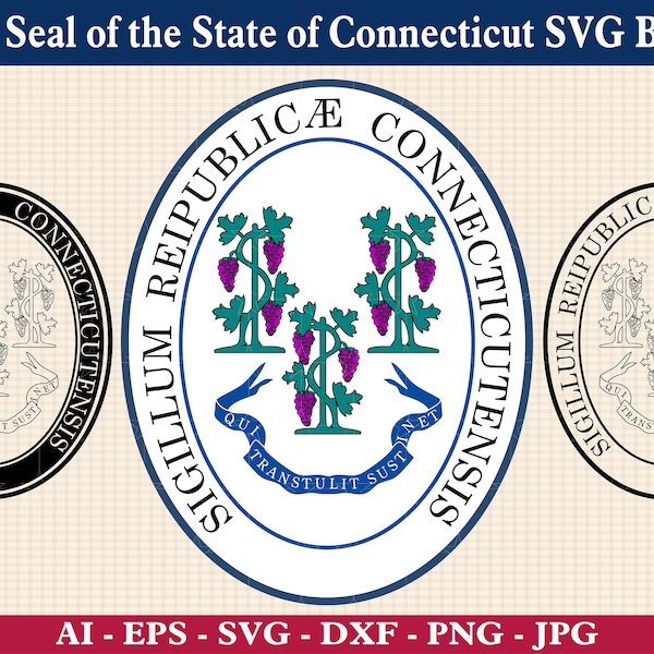 Connecticut Logo Svg - Etsy