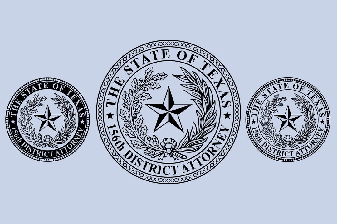 Texas 156th District Attorney SVG Bundle - Etsy