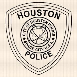 Houston Texas Police Patch SVG Bundle, Houston Police Badge Vector ...