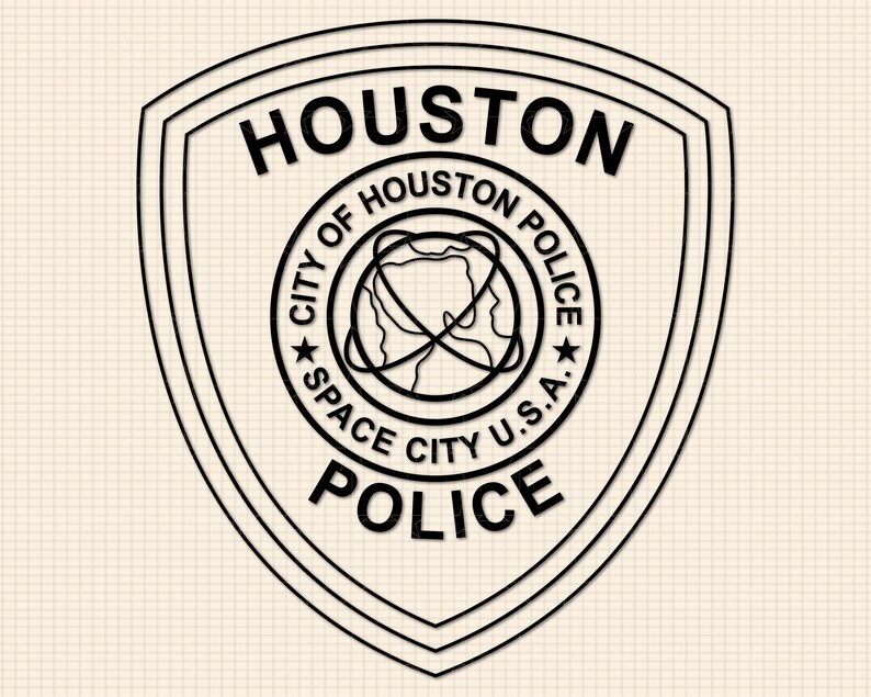 Houston Texas Police Patch SVG Bundle, Houston Police Badge Vector ...