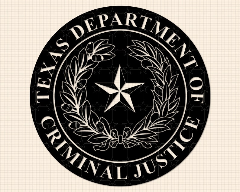 Texas Department of Criminal Justice Seal SVG Bundle, Criminal Justice ...
