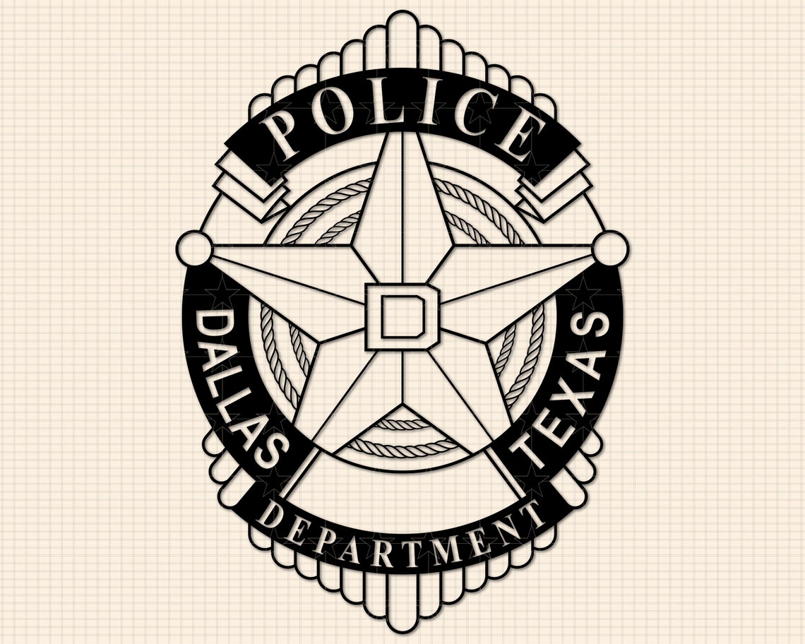 Dallas Texas Police Department Badge SVG Bundle, Dallas Police Officer ...