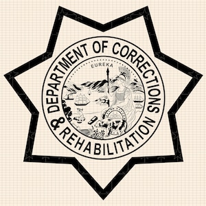 CDCR Badge Patch SVG Bundle, California Department of Corrections Cut ...