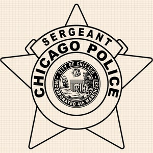 Chicago Police Department Sergeant Badge SVG Bundle, Chicago Police ...