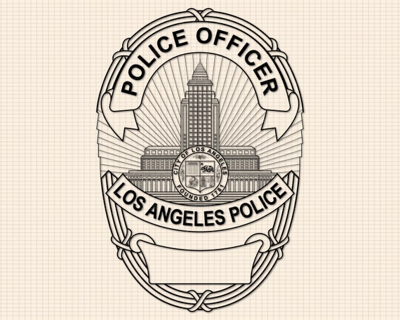 Los Angeles Police Detective Badge