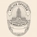 LAPD Police Officer Badge SVG Bundle, Los Angeles California Police ...