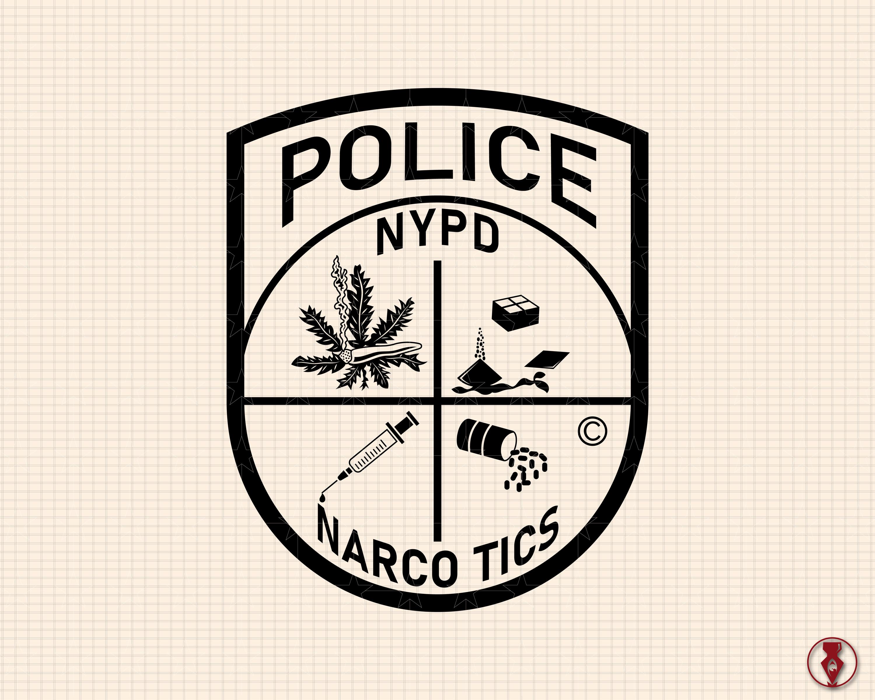 NYPD Narcotics Patch SVG Bundle – Police Vector Cut Files - Etsy