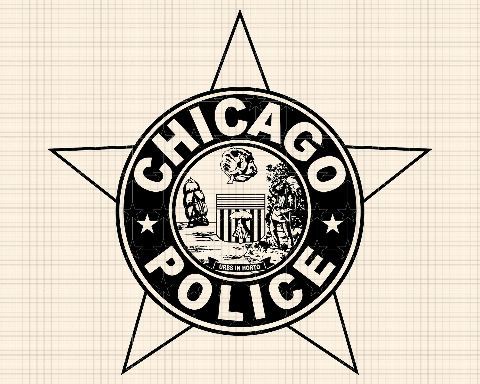 Chicago Police Logo SVG Bundle, Chicago Police Department Emblem Svg ...