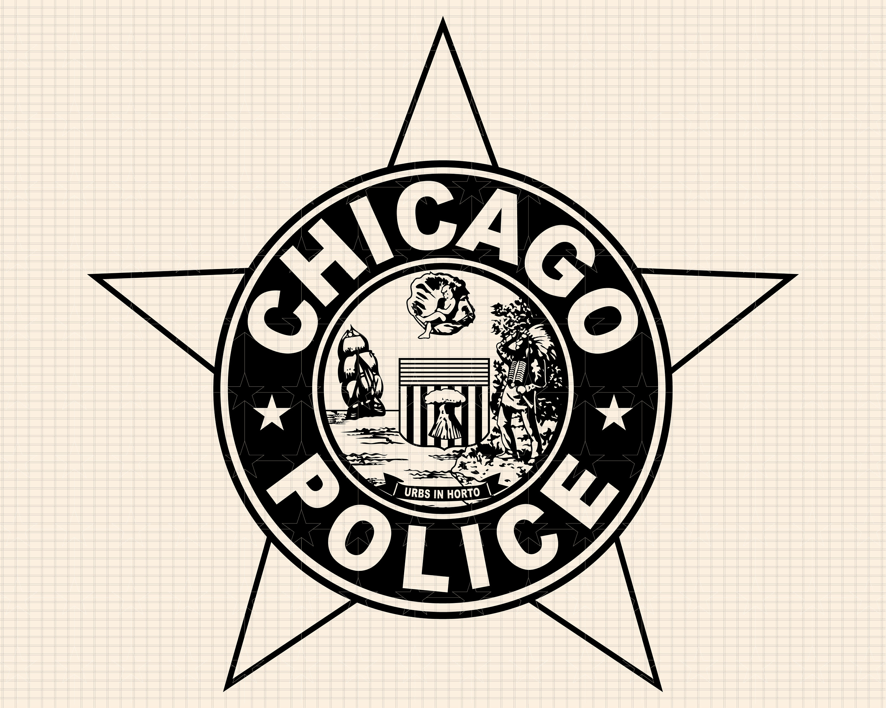 Chicago Police Logo SVG Bundle, Chicago Police Department Emblem Svg ...