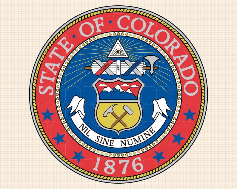The Great Seal of the State of Colorado SVG Bundle, Seal of Colorado ...