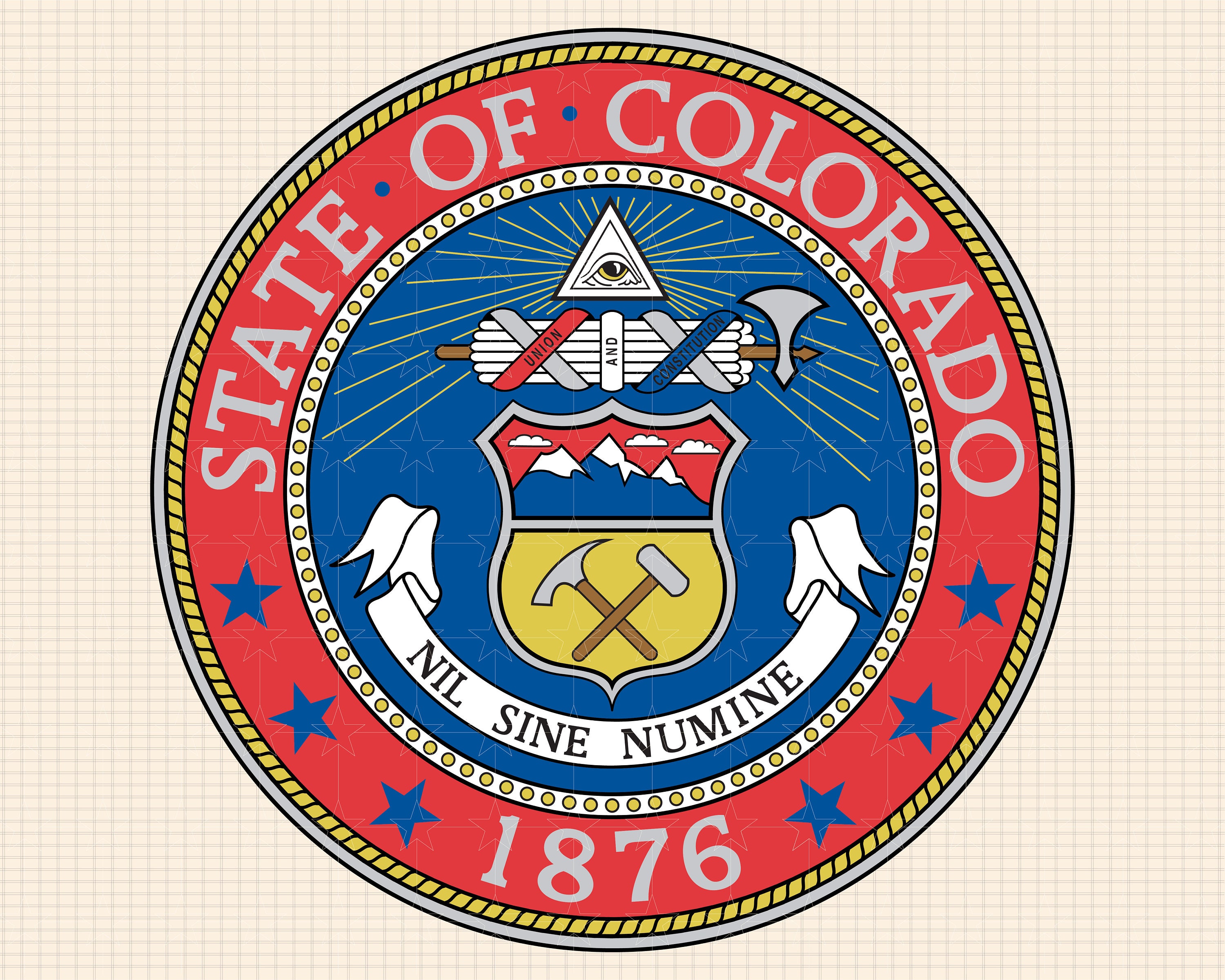 The Great Seal of the State of Colorado SVG Bundle, Seal of Colorado ...