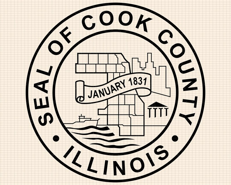 Seal of Cook County, Illinois SVG Bundle, Seal of Cook County Svg, Cook ...
