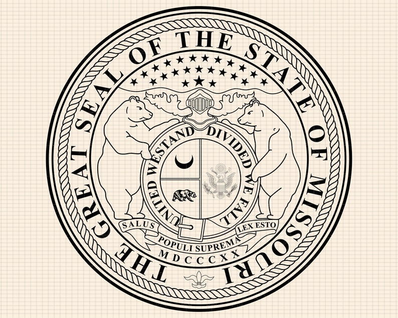 The Great Seal of Missouri SVG Bundle, Great Seal of Missouri SVG ...