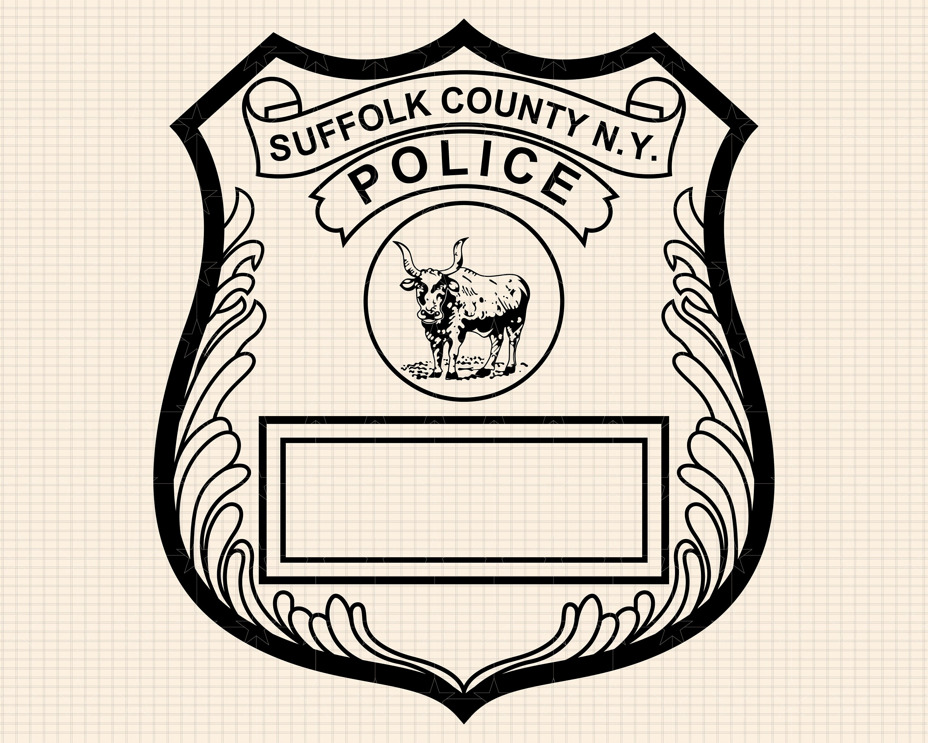 Suffolk County Police Badge SVG Bundle, Cricut Cut Files - Etsy Canada