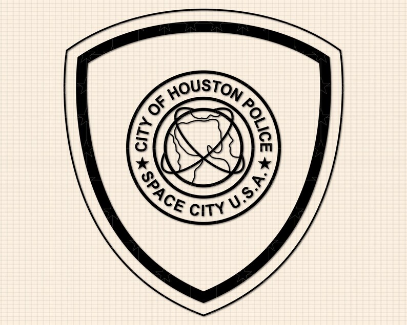 Houston Texas Police Patch SVG Bundle, Houston Police Badge Vector ...