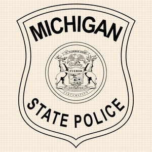 Michigan State Police Shoulder Patch SVG Bundle, Michigan State Police ...