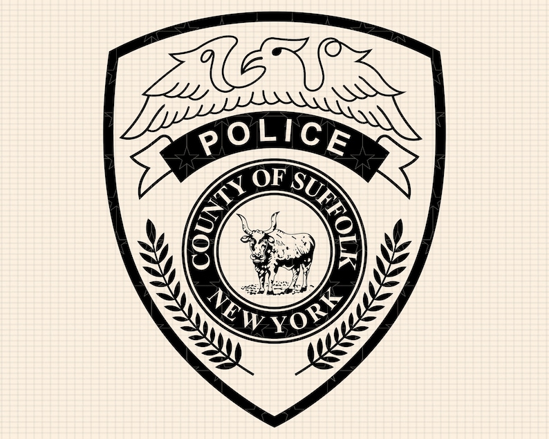 Suffolk County Police Department Shoulder Patch SVG Bundle, Suffolk ...