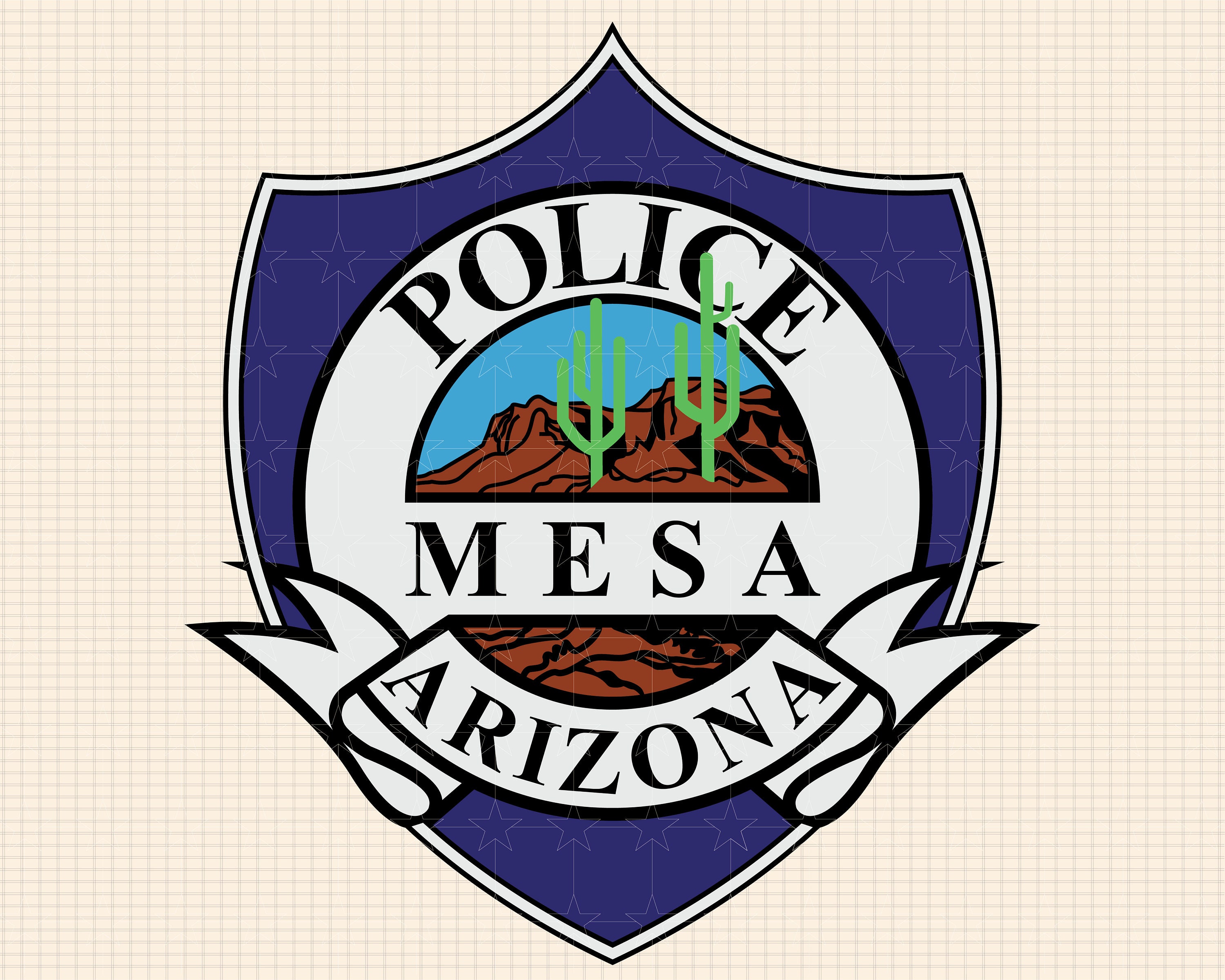 Mesa Arizona Police Department Patch SVG Bundle, Mesa Police Dept Crest ...