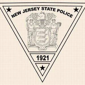 Seal of the New Jersey State Police SVG Bundle, New Jersey State Police ...