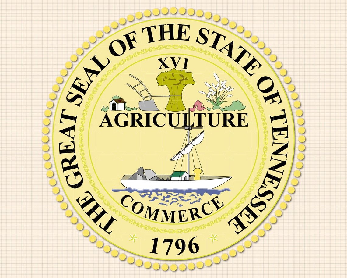 The Great Seal of Tennessee SVG Bundle, the Great Seal of the State of ...