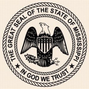 Mississippi State Seal SVG Bundle, Great Seal of Mississippi PNG Bundle ...