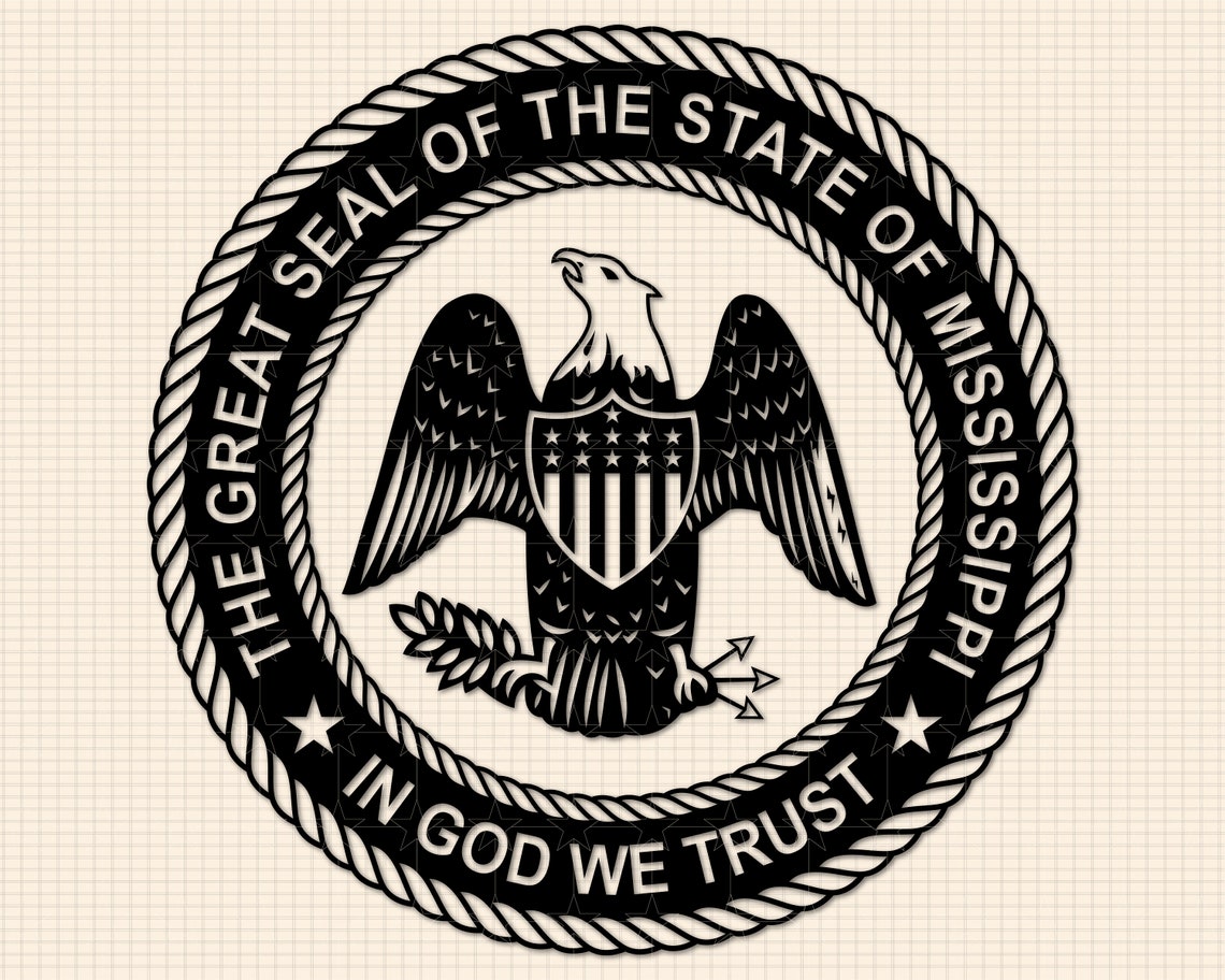 Mississippi State Seal SVG Bundle, Great Seal of Mississippi PNG Bundle ...